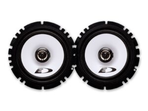 alpine sxe-1725s 80w 6.5" 2-way type-e coaxial speakers w/ mylar-titanium tweeters,black