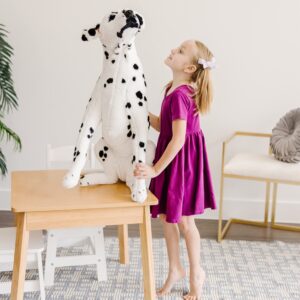 Melissa & Doug Giant Dalmatian - Lifelike Stuffed Animal Dog (over 2 feet tall) - Extra Large Stuffed Animals, Plush Dalmatian Dog For Ages 3+