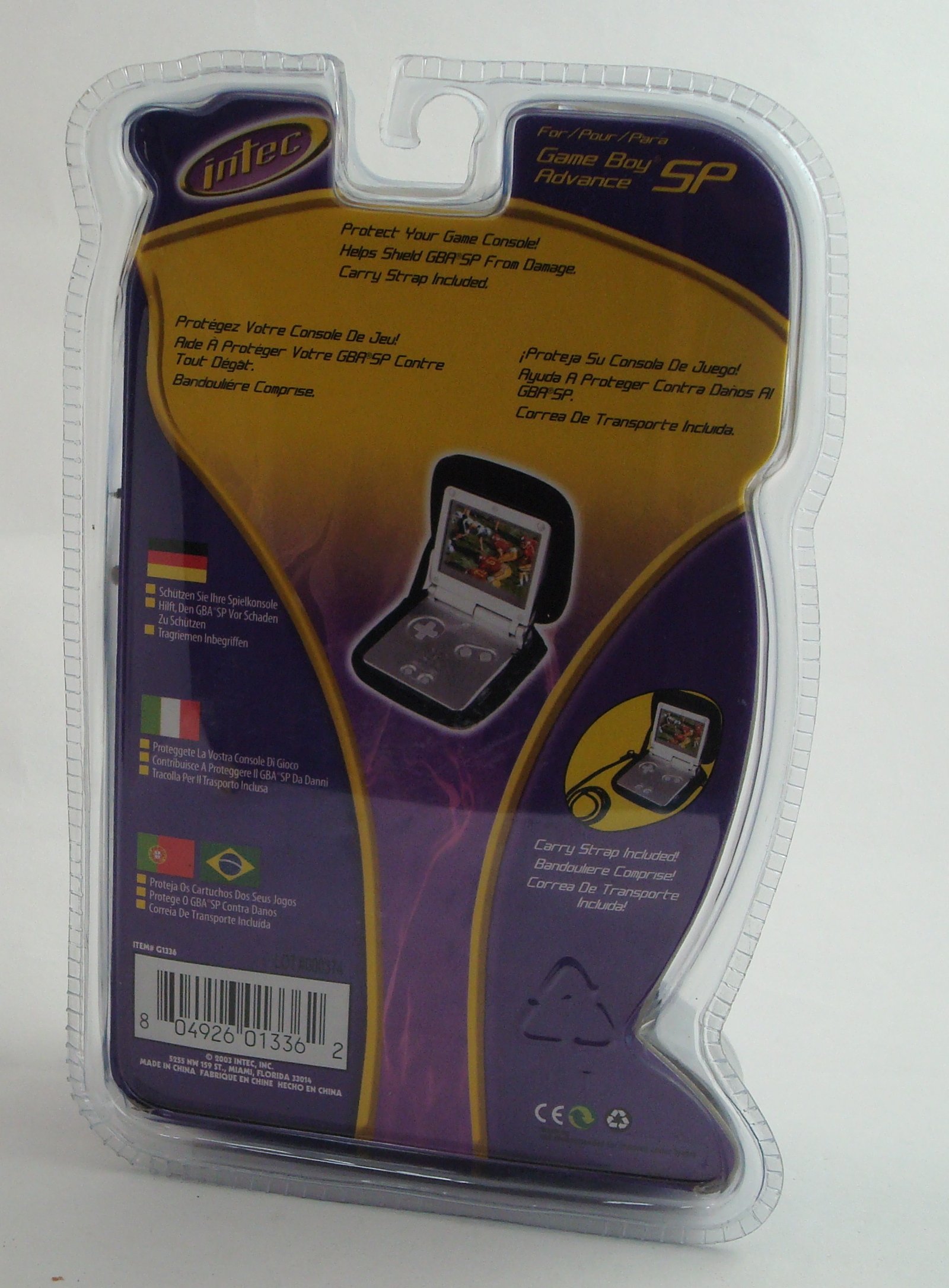 INTEC Gamer's Case for Game Boy Advance SP