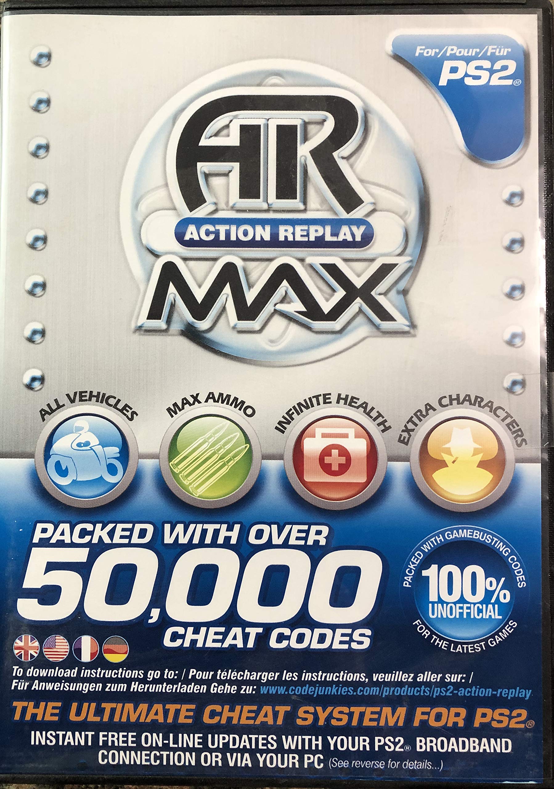 Playstation 2 Action Replay Max