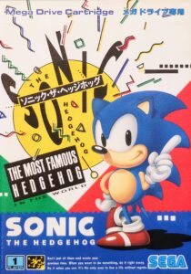 sonic the hedgehog, sega mega drive (japanese genesis import)