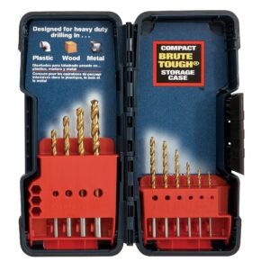 bosch ti10 10 piece titanium-coated drill bit set