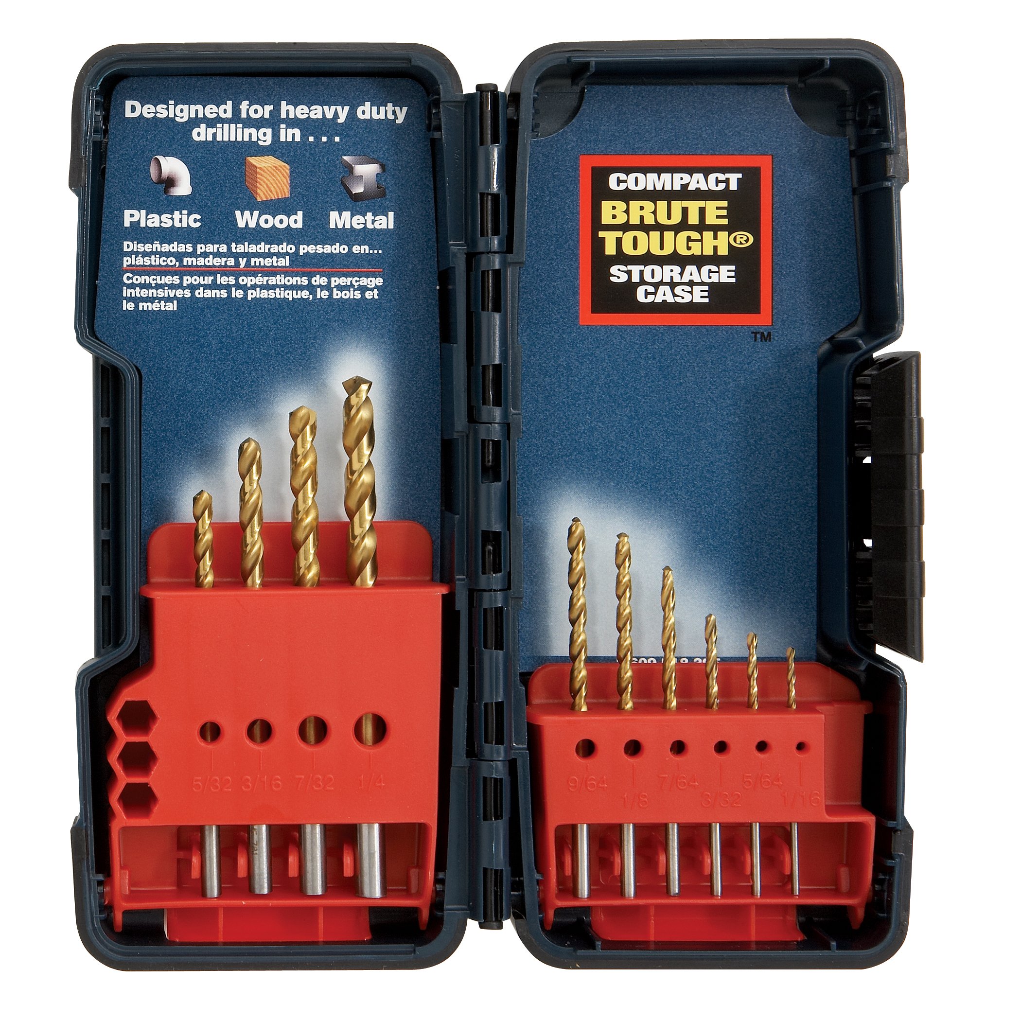 Bosch TI10 10 piece Titanium-Coated Drill Bit Set