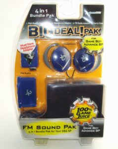 dreamgear gba sp big deal 4-in-1 bundle pak - cobalt blue