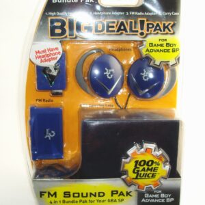 DREAMGEAR GBA SP Big Deal 4-in-1 Bundle Pak - Cobalt Blue