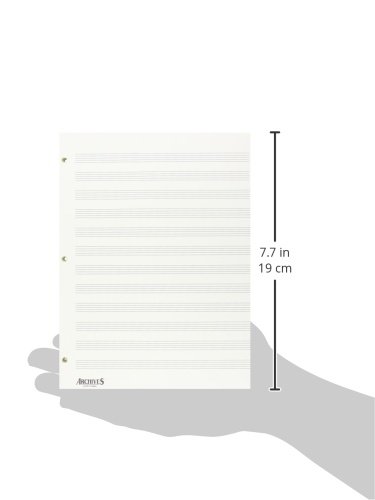 Archives LL12S Looseleaf Manuscript Paper, 12 Stave, 50 Pages