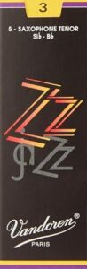 vandoren sr423 tenor sax zz reeds strength 3; box of 5