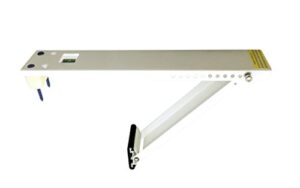 frost king acb160h heavy duty steel air conditioner support brackets, holds up to 160lbs , white