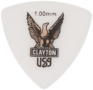 clayton acetal guitar picks (select from gauges .38mm - 1.00mm)