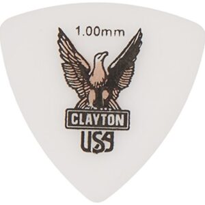 Clayton Acetal Guitar Picks (Select from gauges .38mm - 1.00mm)