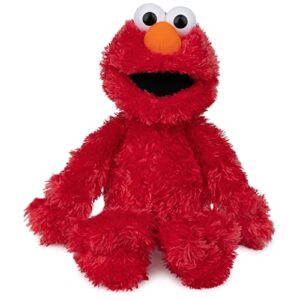 gund sesame street official elmo muppet plush, premium plush toy for ages 1 & up, red, 13”