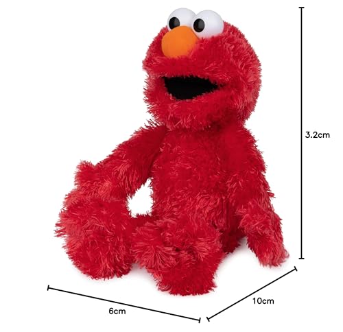 GUND Sesame Street Official Elmo Muppet Plush, Premium Plush Toy for Ages 1 & Up, Red, 13”