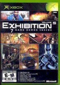 microsoft xbox exhibition disk 5 ( xbox )