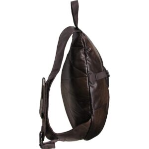 Leather Cross-Body Sling Bag (#1519-0)