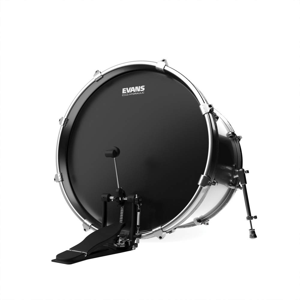 Evans Black Hydraulic Bass Drum Head - 22 Inch