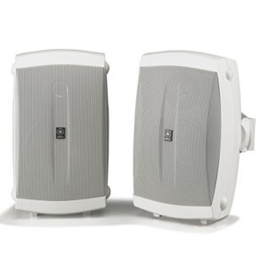 yamaha audio ns-aw150w 2-way indoor/outdoor speakers (pair, white)