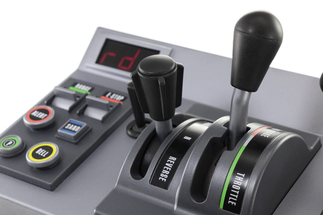 RailDriver USB Desktop Train Cab Controller, Drive your Train with realistic throttle, brake, reverser, and switch controls. (Windows PC)