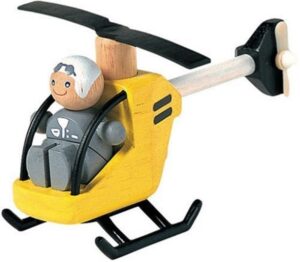 plantoys helicopter with pilot playset