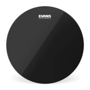 evans black hydraulic bass drum head - 22 inch