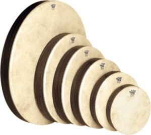 remo set of 6 pretuned hand drums