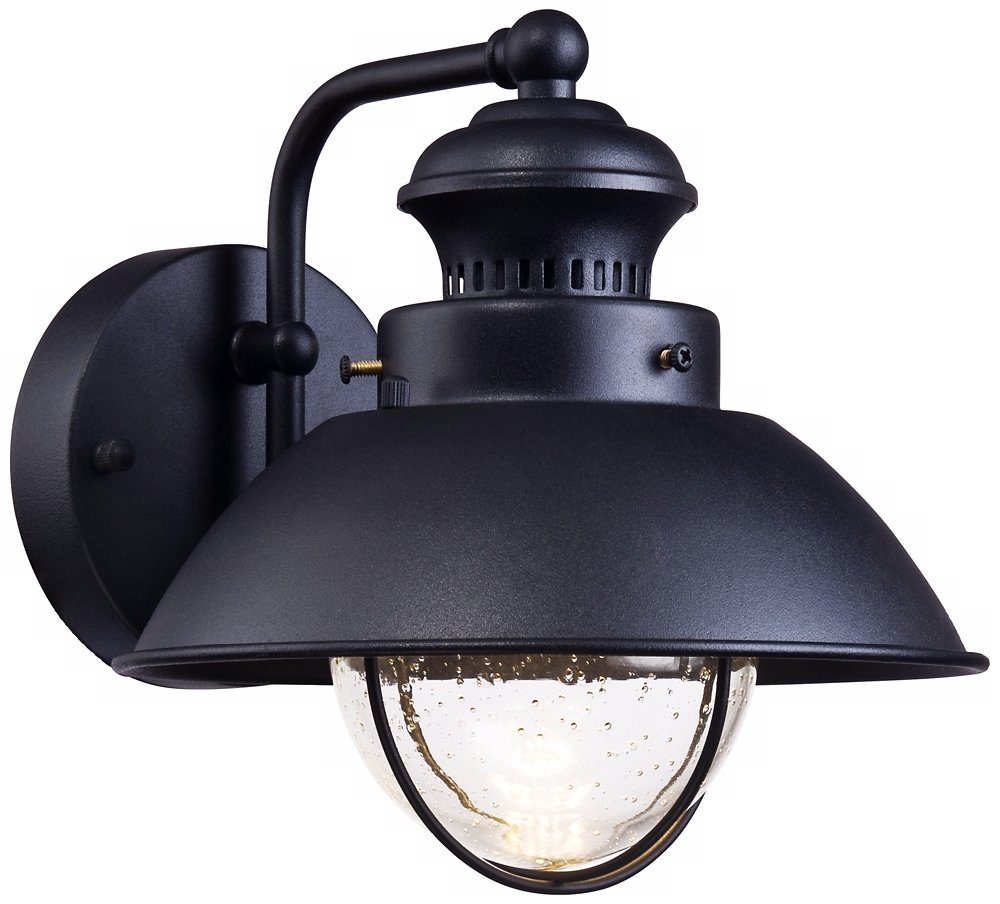 John Timberland Fordham Rustic Industrial Farmhouse Outdoor Barn Light Fixture White LED 8 1/4" Seedy Glass Dome Shade for Exterior Barn Deck House Porch Patio Outside Garage Front Door Garden