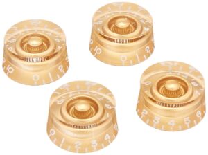 gibson oem speed knobs - 4 pack, gold