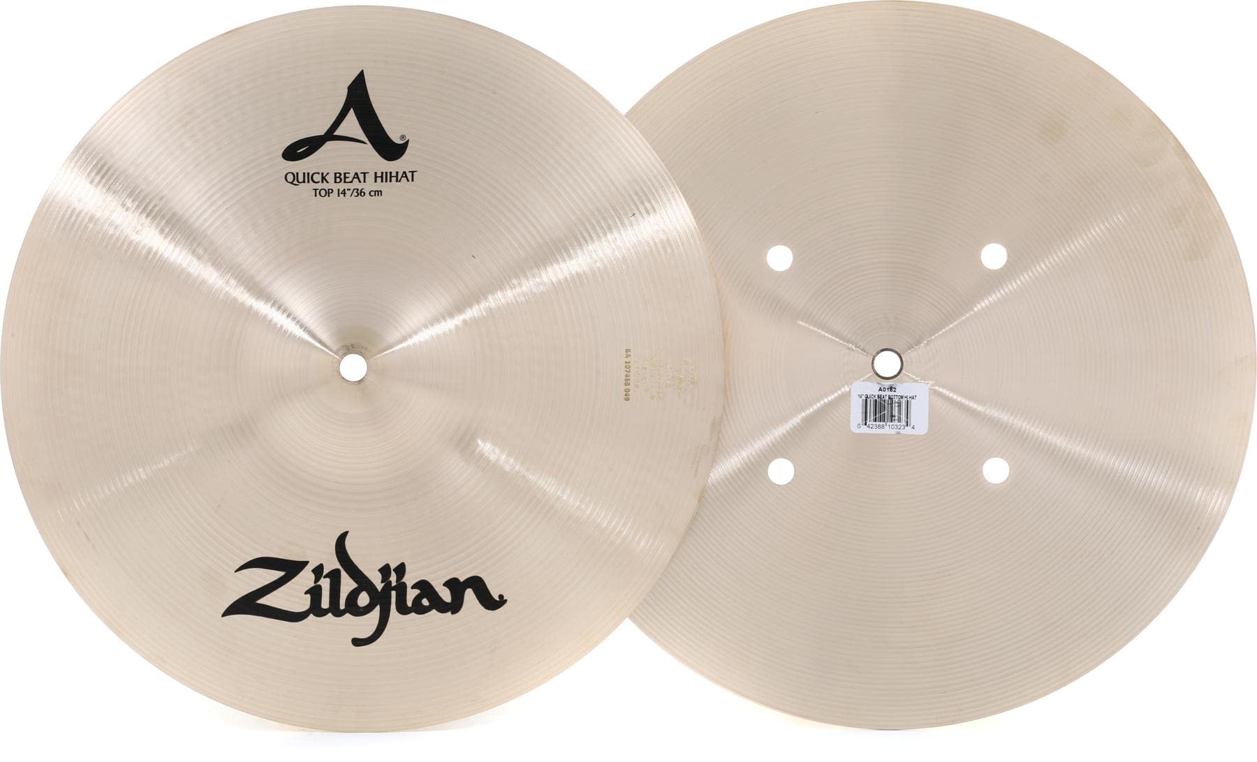 Avedis Zildjian Company Quick Beat 14-inch Hi-hat Cymbals