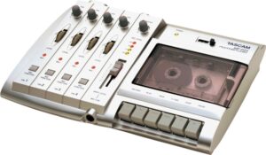 tascam mf-p01 4 track cassette recorder