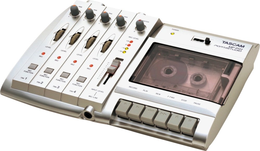 TASCAM MF-P01 4 Track Cassette Recorder