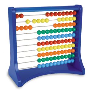 learning resources ten-row abacus, early math skills, addition/subtraction, abacus, abacus for kids, math toys, ages 5+