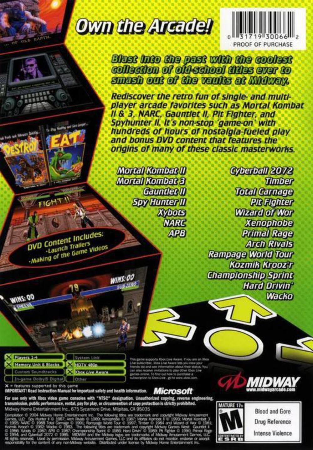 Midway Arcade Treasures 2 - Xbox