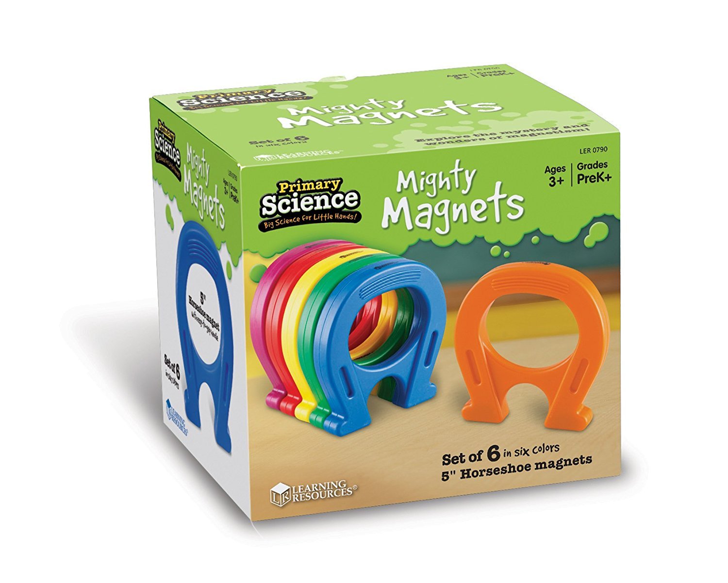 Learning Resources Mighty Magnets, Set of 6