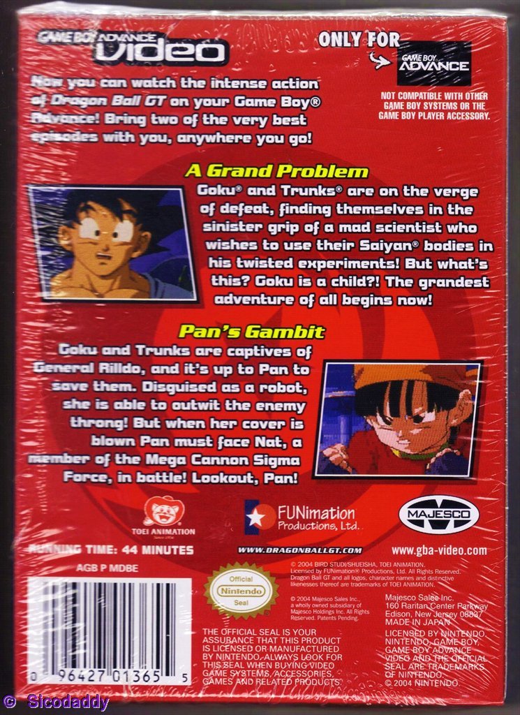 Dragonball GT Videos, Vol. 1