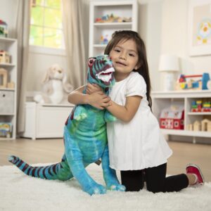 Melissa & Doug Giant T-Rex Dinosaur - Lifelike Stuffed Animal (over 2 feet tall)