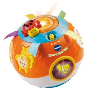 vtech move and crawl ball, orange