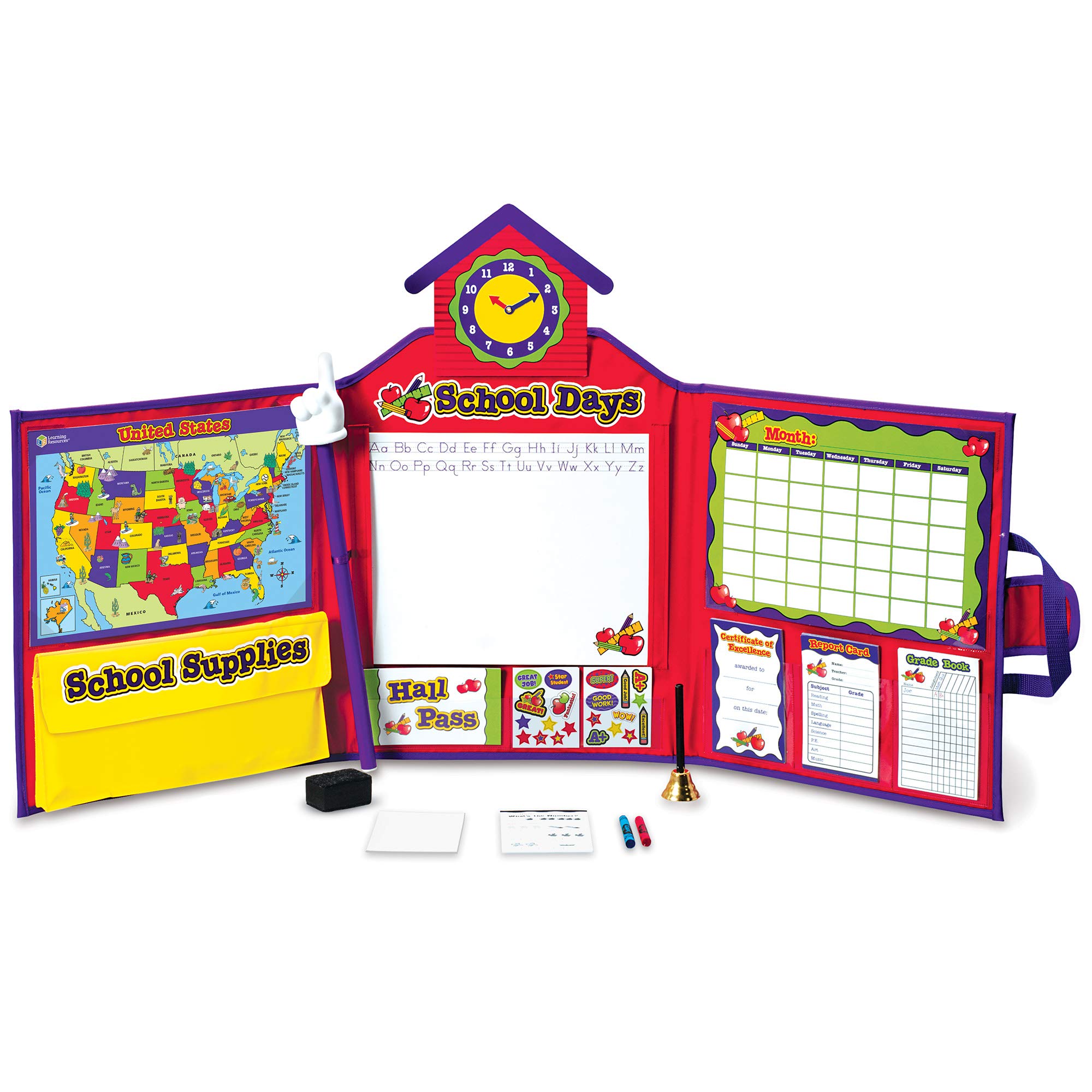 Learning Resources Pretend & Play School Set, 149 Pieces, Ages 3+ [Standard Packaging]