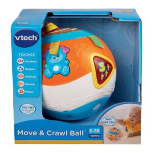 VTech Move and Crawl Ball, Orange