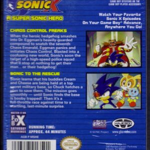 Sonic X: A Super Sonic Hero, Vol. 1 (Chaos Control Freaks / Sonic to the Rescue)