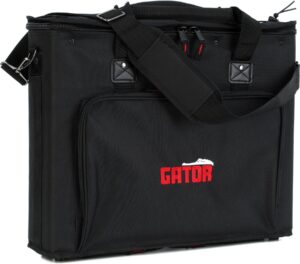 gator cases portable 2u rack bag with 14" rackable depth; (grb-2u)