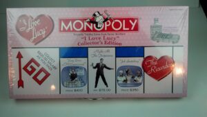 i love lucy 50th anniversary collector's edition monopoly board game