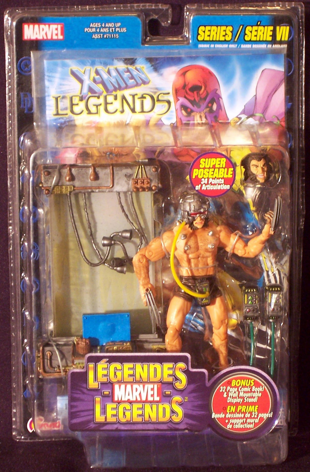 Marvel Legends Series VII 6" Figure: Weapon X Wolverine