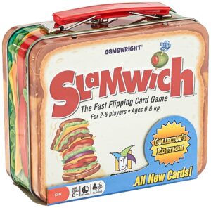 gamewright - slamwich collector's edition tin - the fast flipping card game