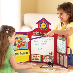 Learning Resources Pretend & Play School Set, 149 Pieces, Ages 3+ [Standard Packaging]