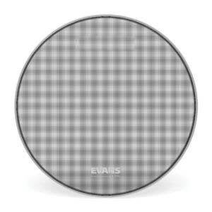 evans retro screen resonant bass drum head, 22 inch