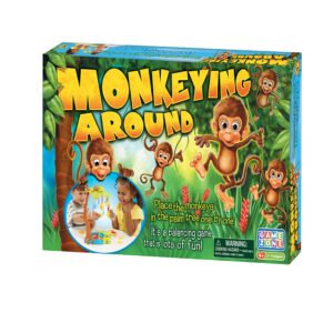 game zone monkeying around - multiplayer tabletop balancing game for ages 4+ - helps develop hand-eye coordination and problem-solving skills!