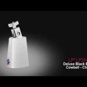 Latin Percussion LP204B Deluxe Black Beauty Chrome Cowbell