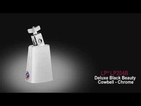 Latin Percussion LP204B Deluxe Black Beauty Chrome Cowbell