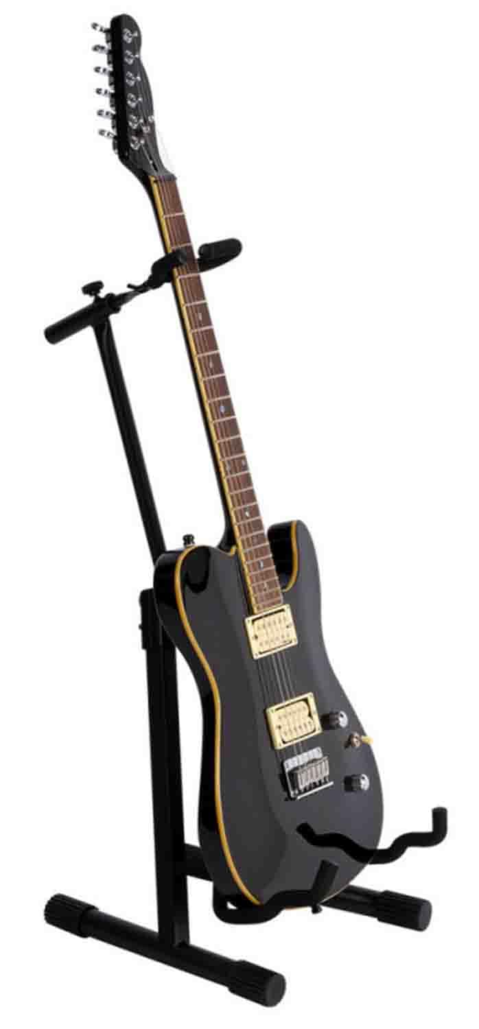 On-Stage GS7465 Pro Flip-It A-Frame Guitar Stand, Black