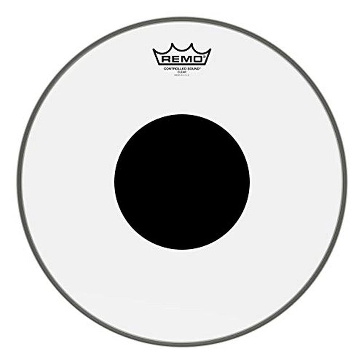 Remo Controlled Sound Clear Drum Head with Black Dot - 14 Inch