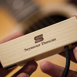 Seymour Duncan SA-3HC Woody HC Acoustic Soundhole Pickup - Magnetic Hum-Canceling Pickup for Standard Steel String Acoustic Guitars - Maple